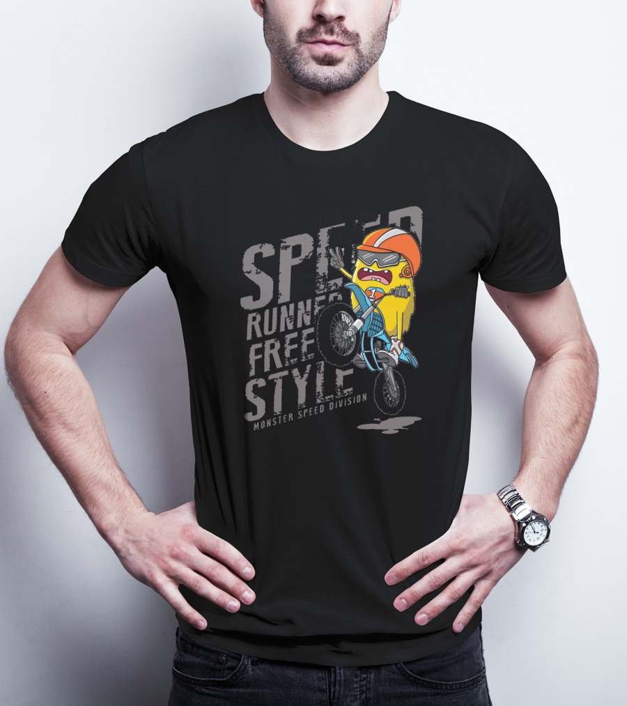 Speed Runner Freestyle Monster Speed Division Yeah T-Shirt