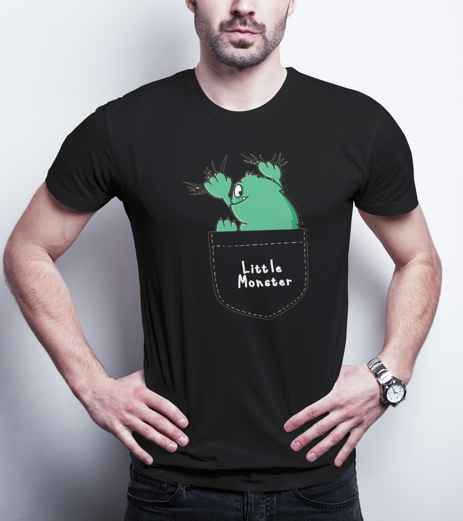 Little Monster Inside The Pocket T-Shirt
