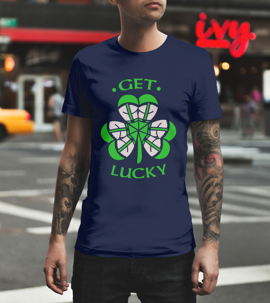 Get Lucky Irish Shamrock Clover St. Patrick's Day T-Shirt
