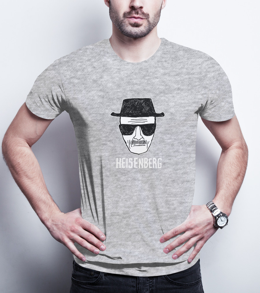 Heisenberg Hat Sunglasses Mask Face T-Shirt