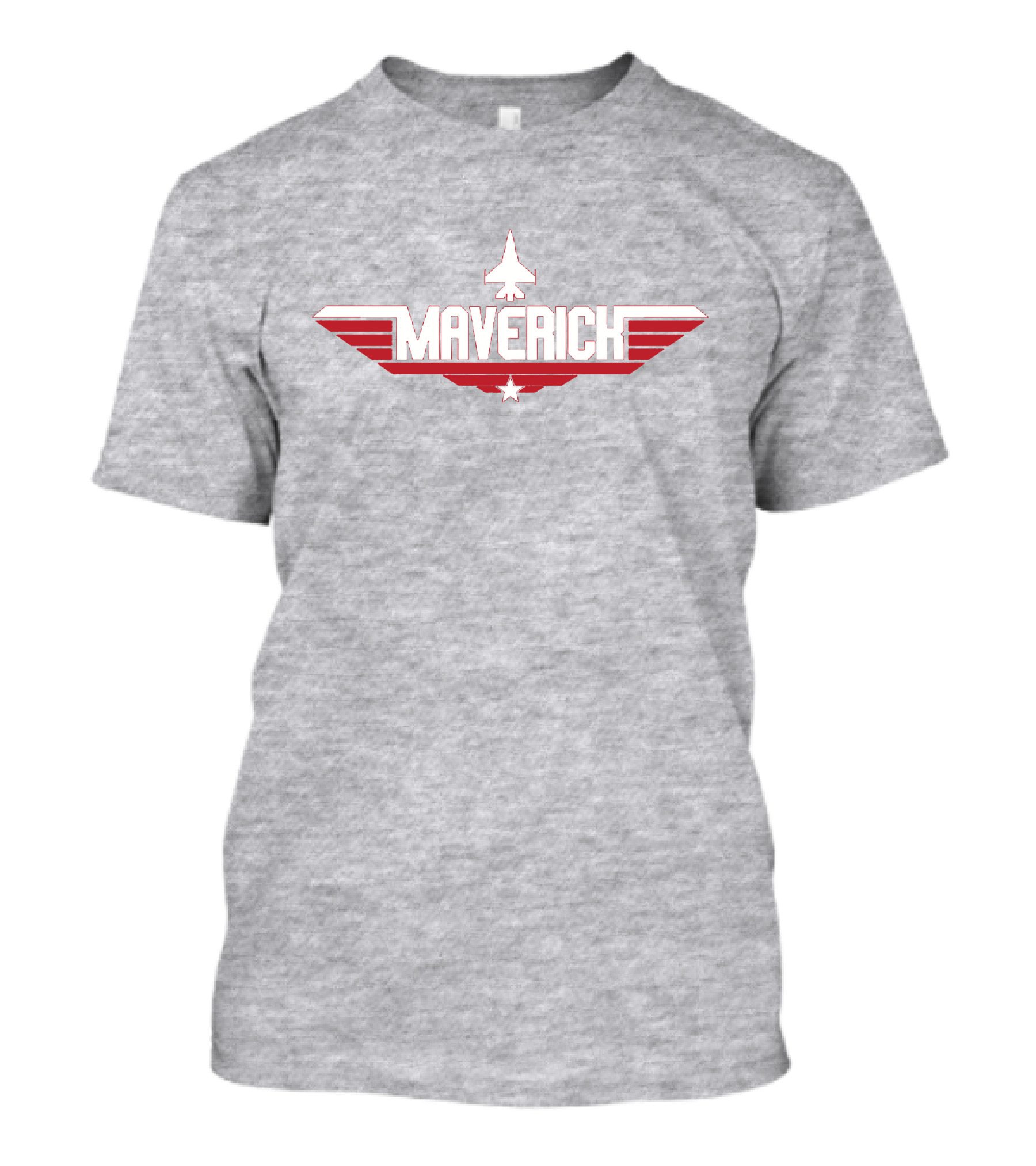 Maverick Fighter Jet Winged Emblem T-Shirt
