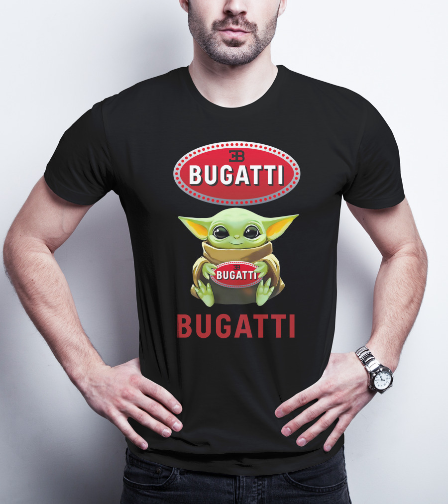 Bugatti Baby Yoda Hugging T-Shirt