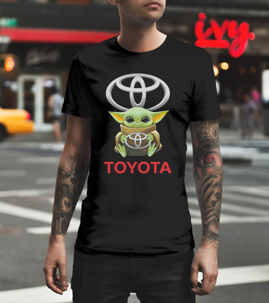 Baby Yoda Holding Toyota T-Shirt