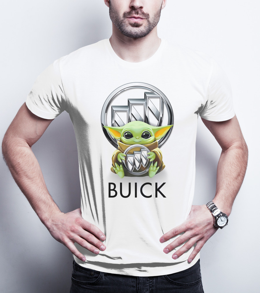 Baby Yoda Hugging Buick T-Shirt