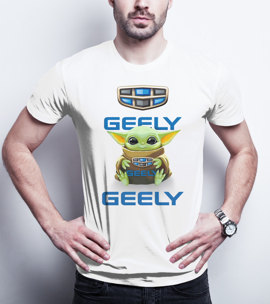 Geely Baby Yoda Hug With Geely T-Shirt