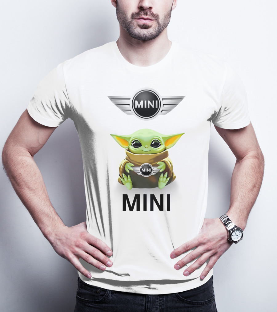 Mini Baby Yoda Hug T-Shirt