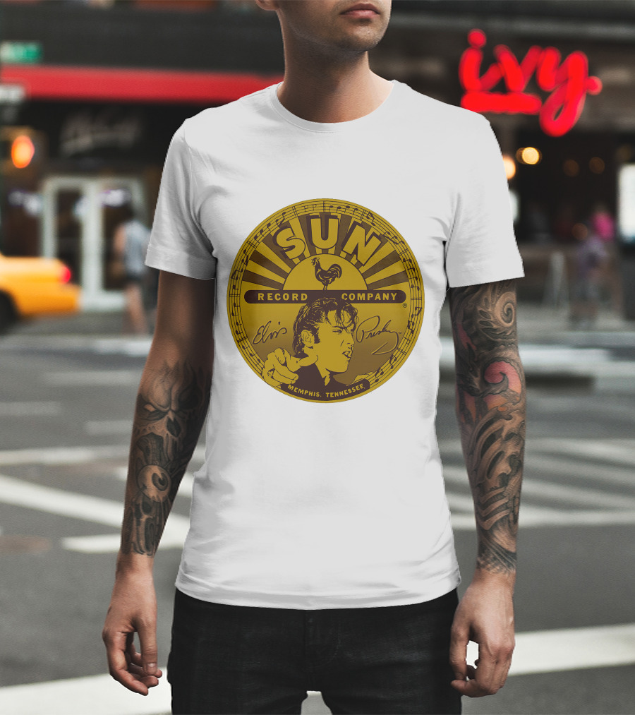 SUN Record Company Elvis Presley Memphis Tennessee T-Shirt