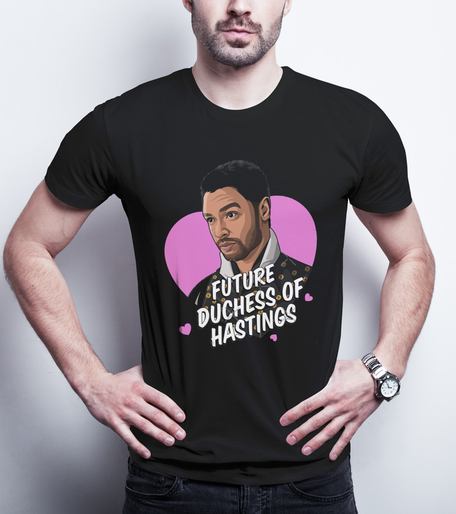 Future Duchess Of Hastings Regency Romance Gentleman Heart Background T-Shirt