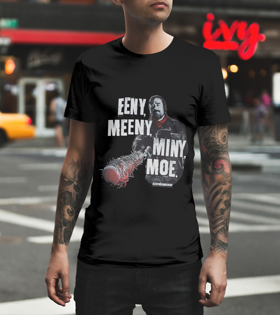 Eeny Meeny Miny Moe The Walking Dead Negan Lucille T-Shirt