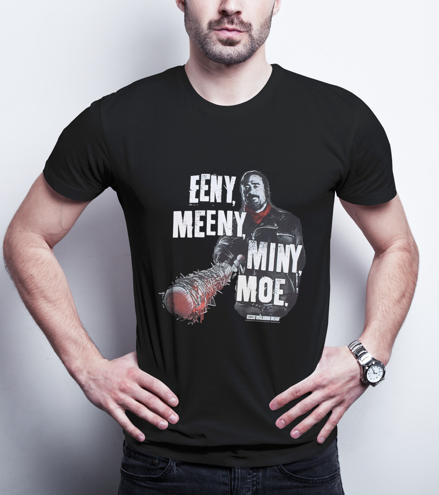 Eeny Meeny Miny Moe The Walking Dead Negan Lucille T-Shirt