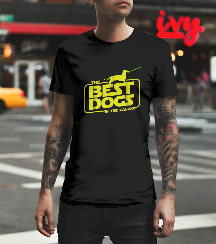 Best Dogs In The Galaxy Dachshund Star Wars T-Shirt