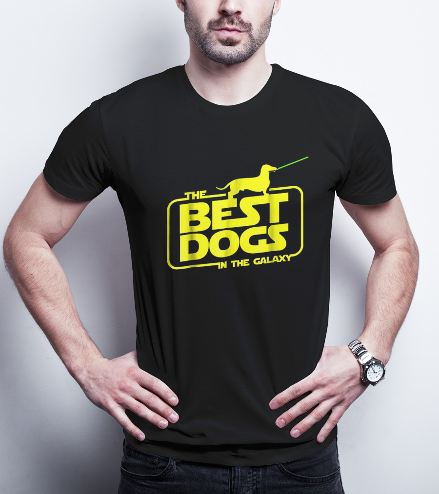 Best Dogs In The Galaxy Dachshund Star Wars T-Shirt