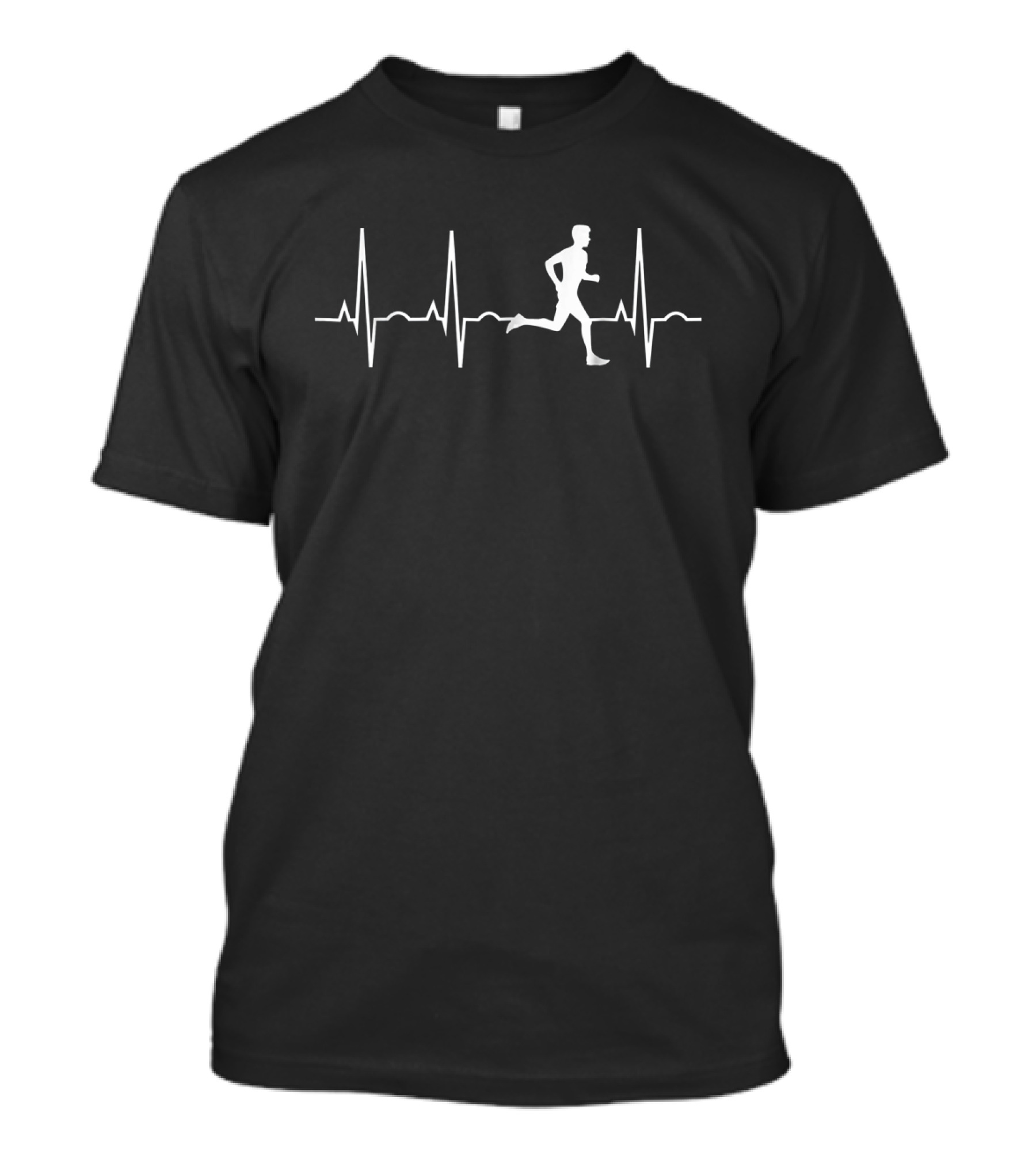 Runner's Pulse Lifeline With Running Figure T-Shirt