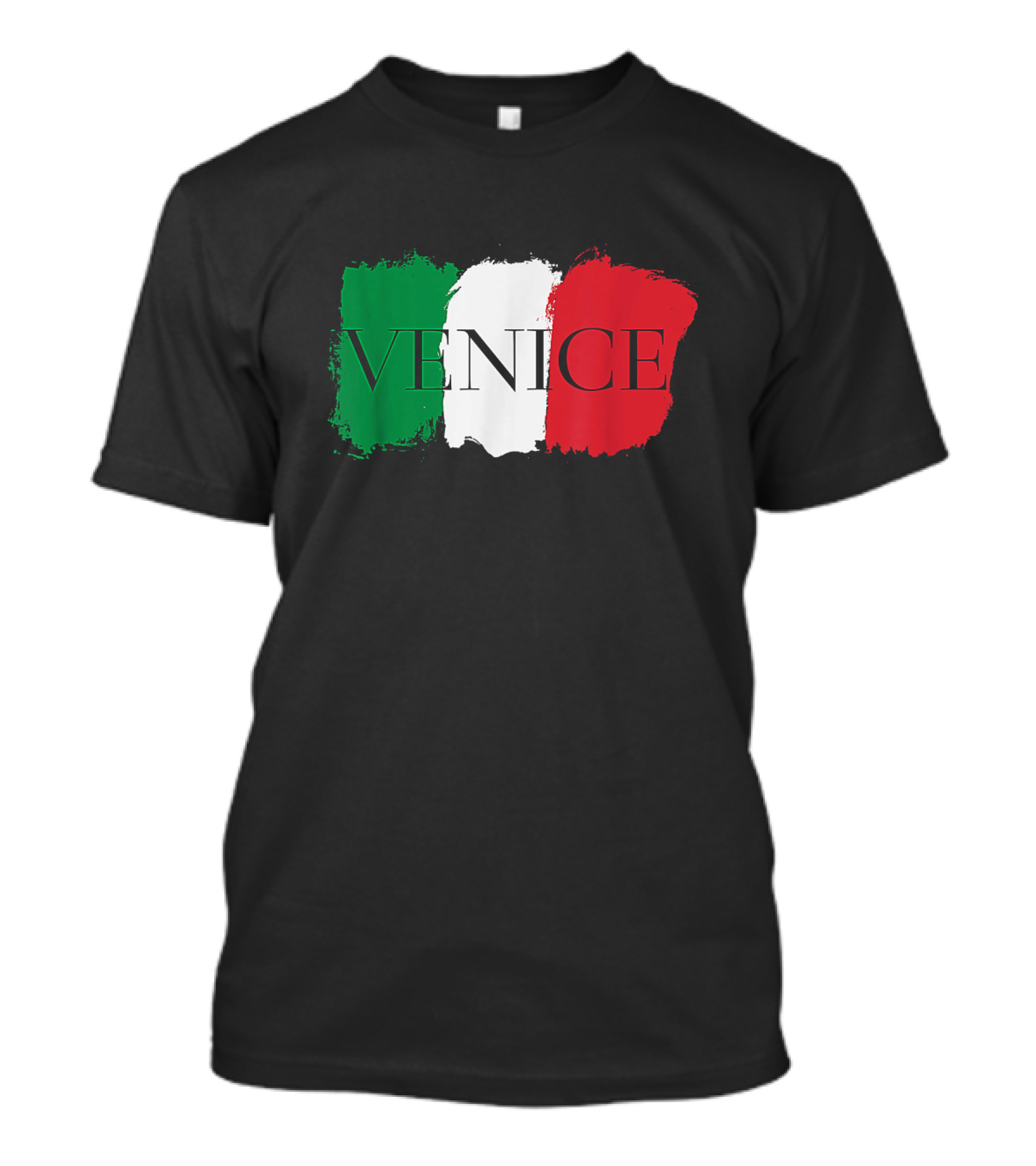 Venice Italy With Italian Flag Colors T-Shirt
