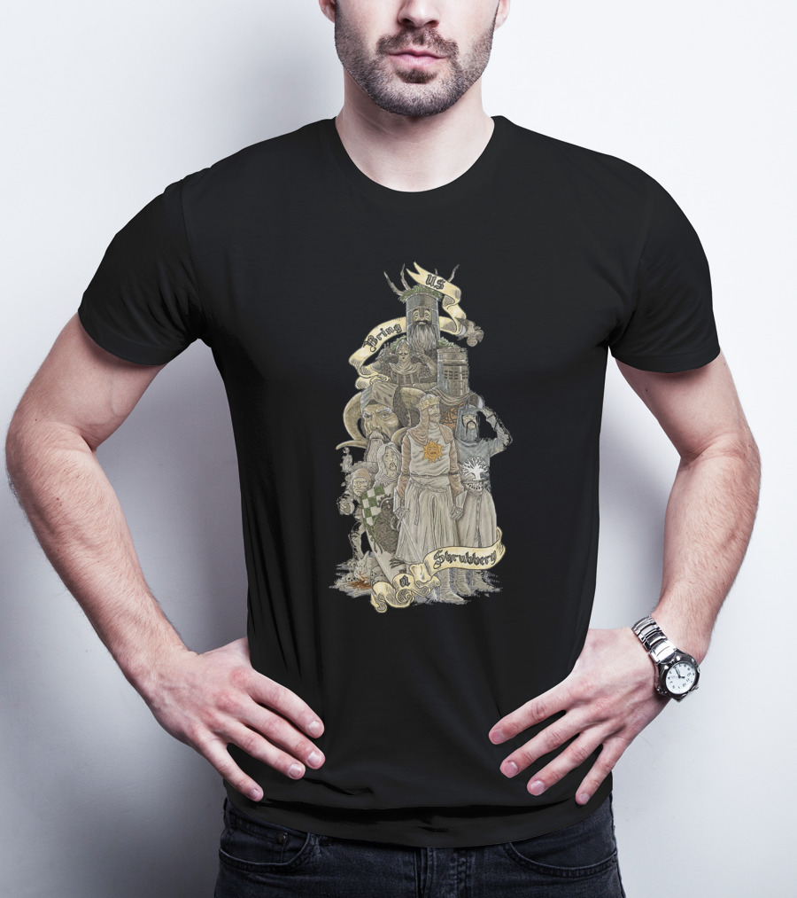 Monty Python King Arthur Knights Demand Shrubbery T-Shirt