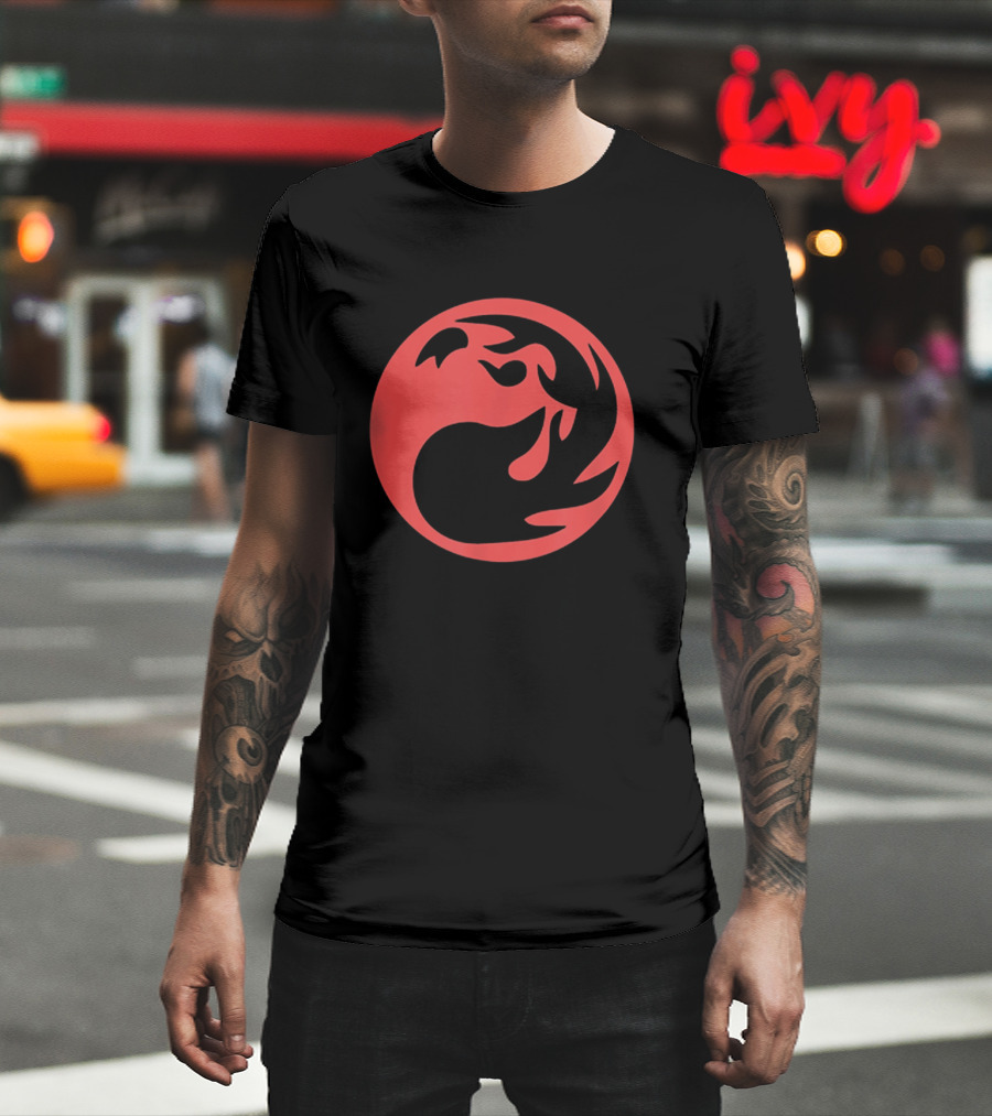 Red Mana Symbol Magic TCG Gathering Mana Symbols T-Shirt