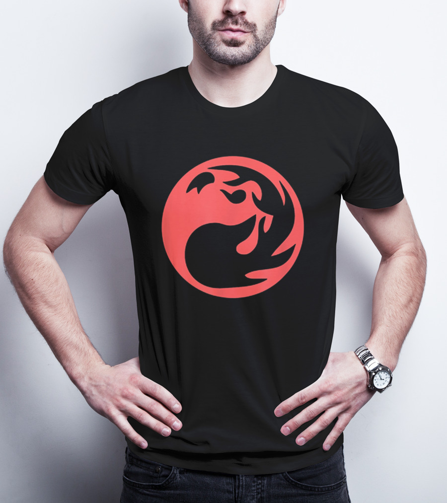 Red Mana Symbol Magic TCG Gathering Mana Symbols T-Shirt