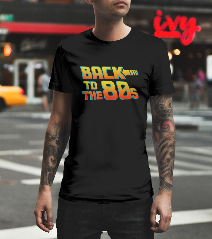Back To The 80s Retro Fancy Dress Costume Party T-Shirt
