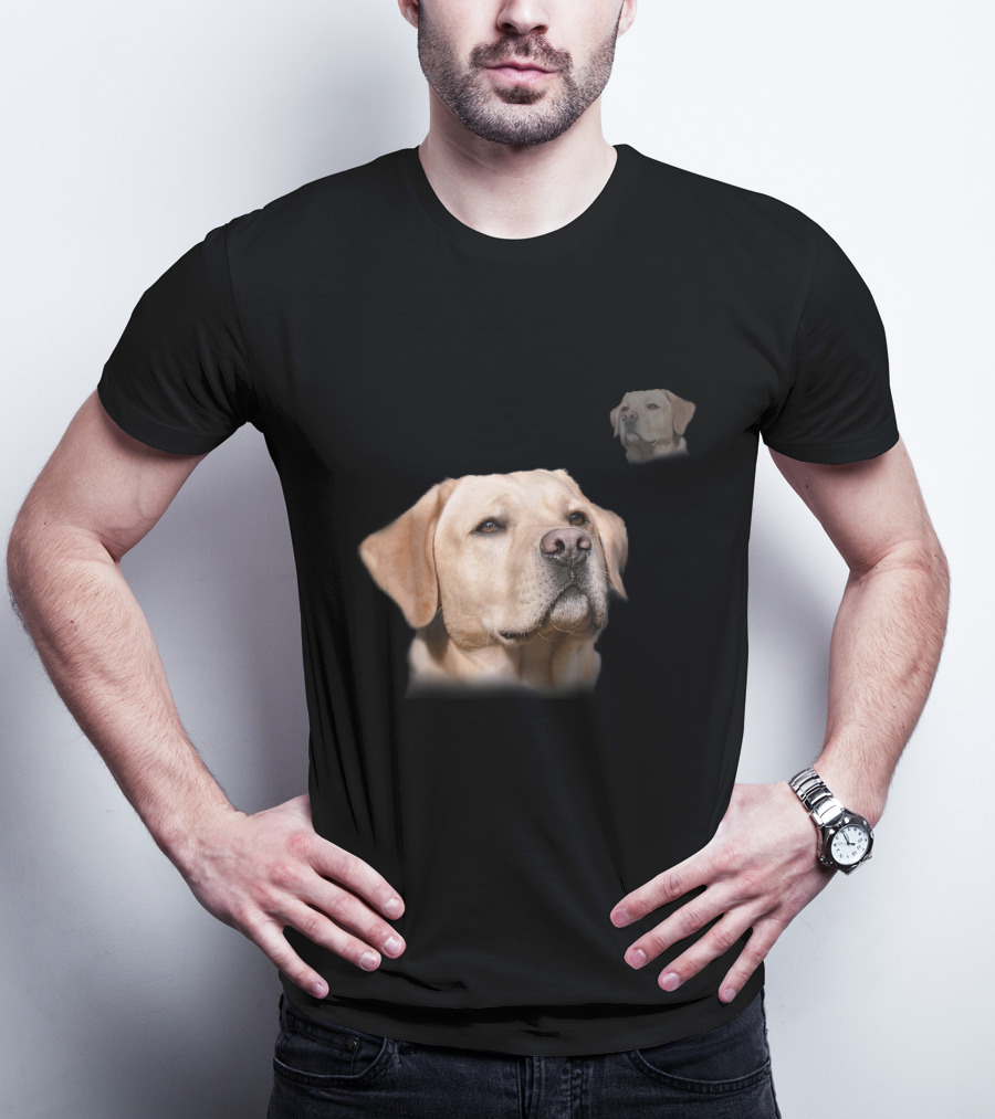 Labrador School Photo Funny Yellow Lab T-Shirt