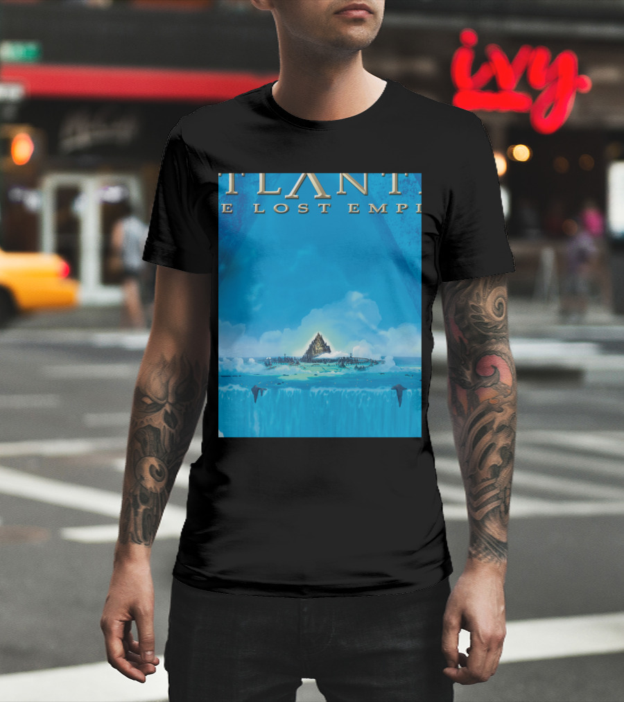 Atlantis The Lost Empire Disney Movie Scene Fade T-Shirt