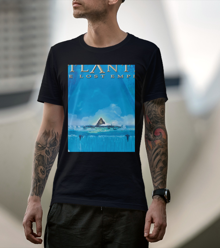 Atlantis The Lost Empire Disney Movie Scene Fade T-Shirt