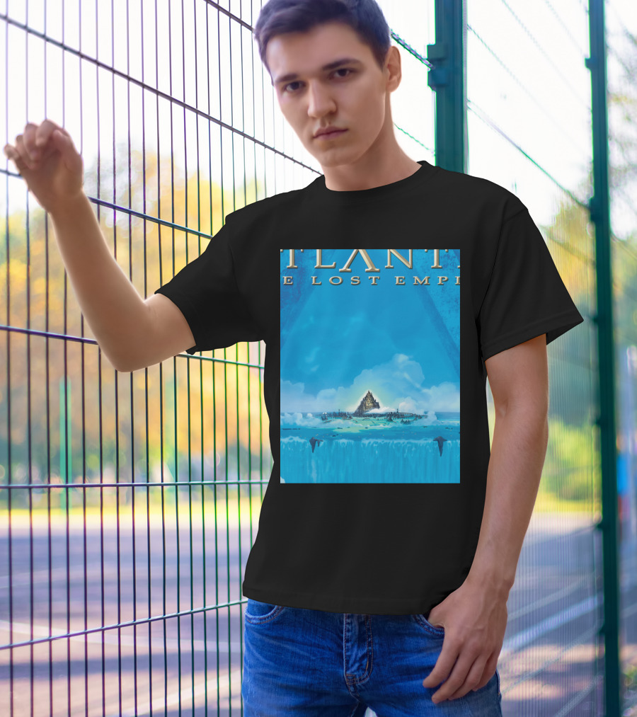 Atlantis The Lost Empire Disney Movie Scene Fade T-Shirt