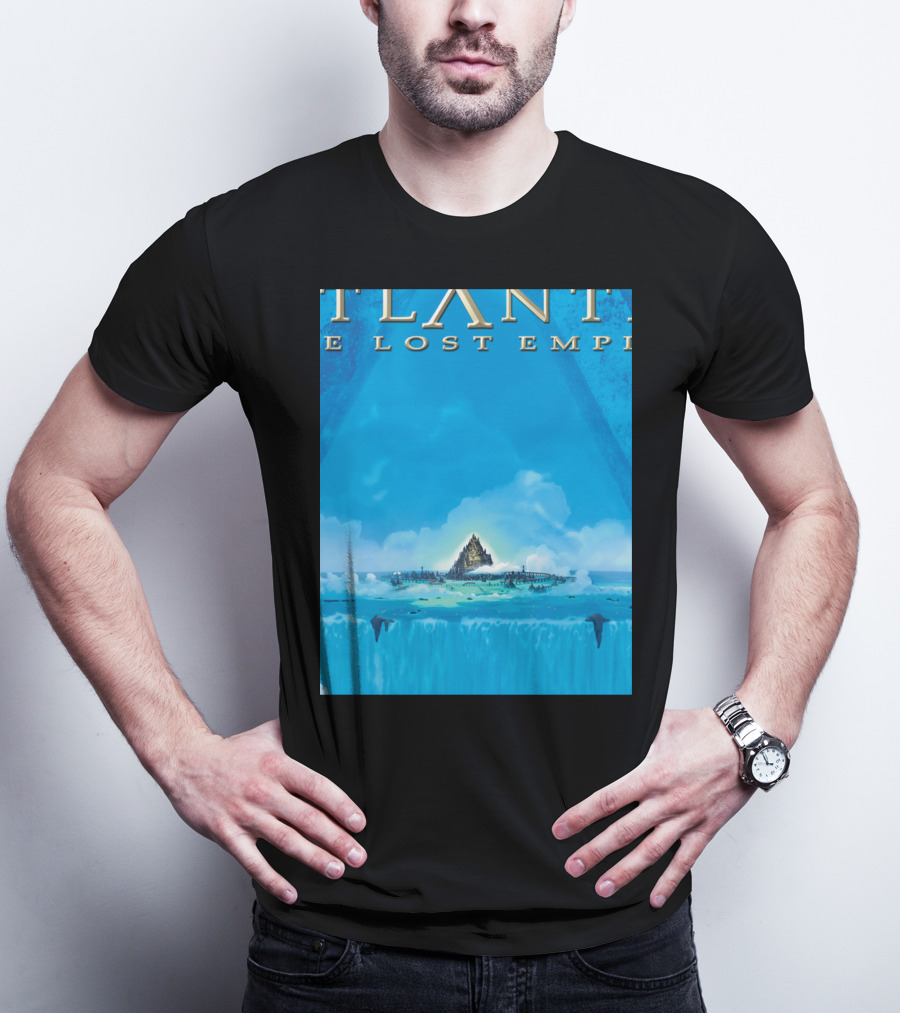 Atlantis The Lost Empire Disney Movie Scene Fade T-Shirt