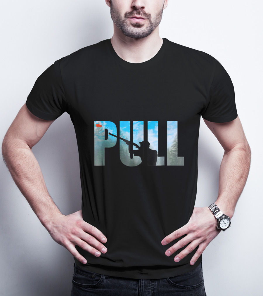 Pull Skeet Trap Clay Shotgun Shooting Sporting T-Shirt
