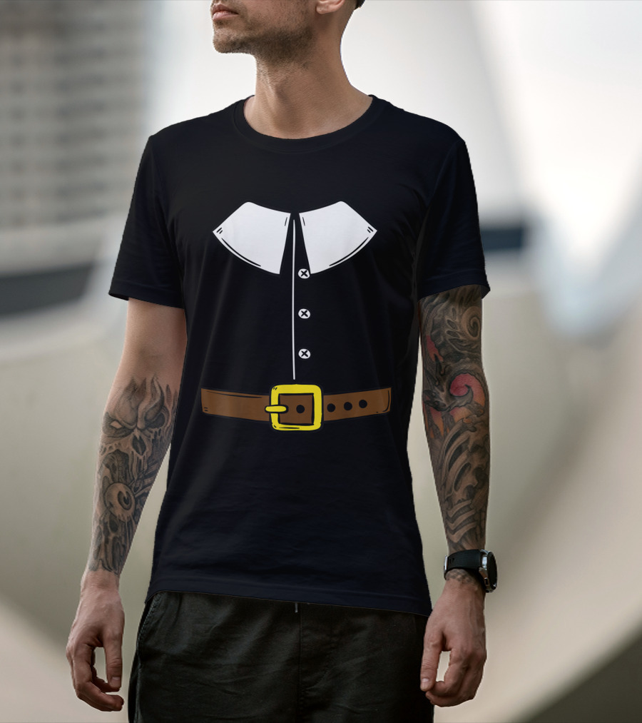 Funny Thanksgiving Pilgrim Costume T-Shirt