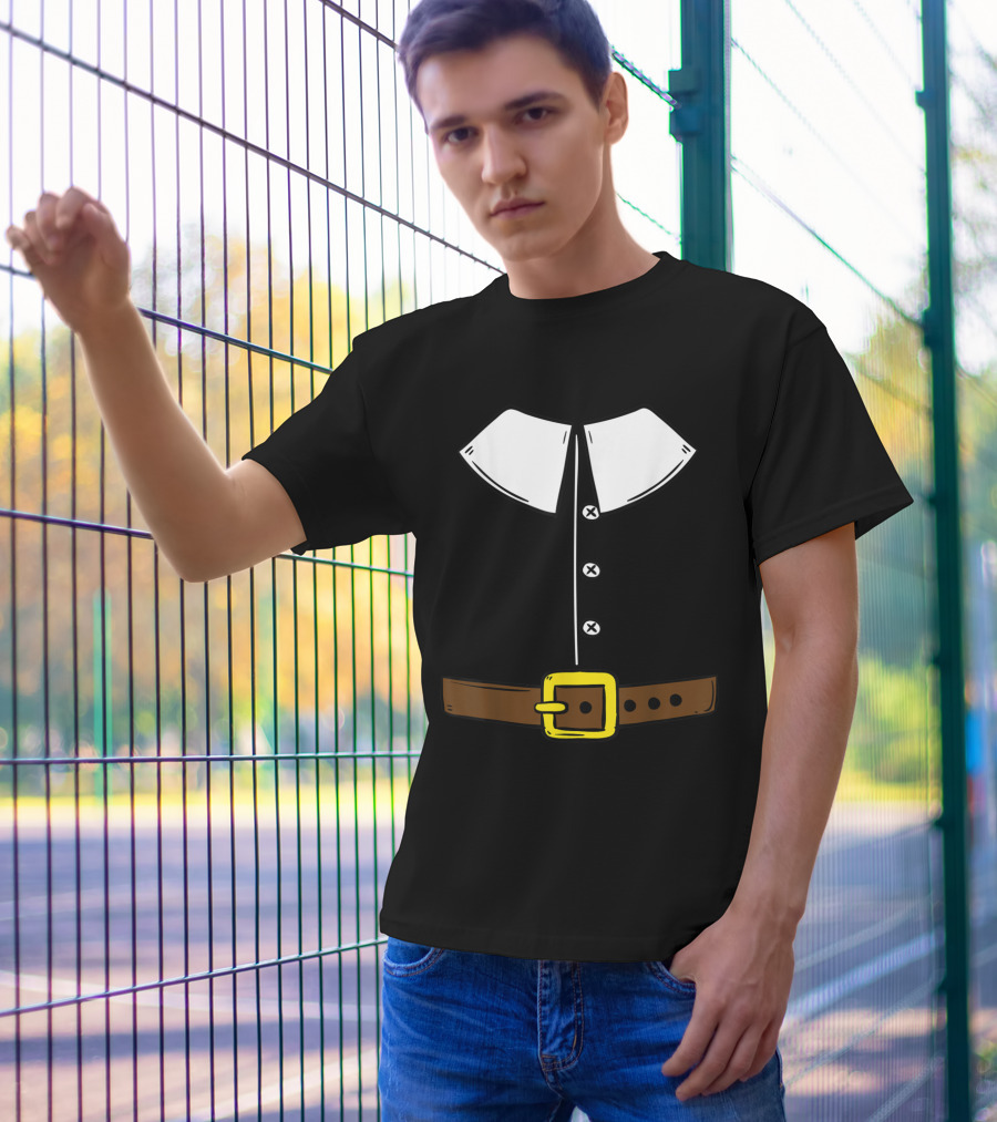Funny Thanksgiving Pilgrim Costume T-Shirt