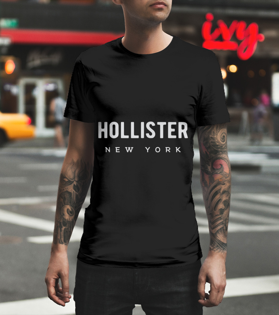 Hollister New York State Pride Family Friend Group T-Shirt