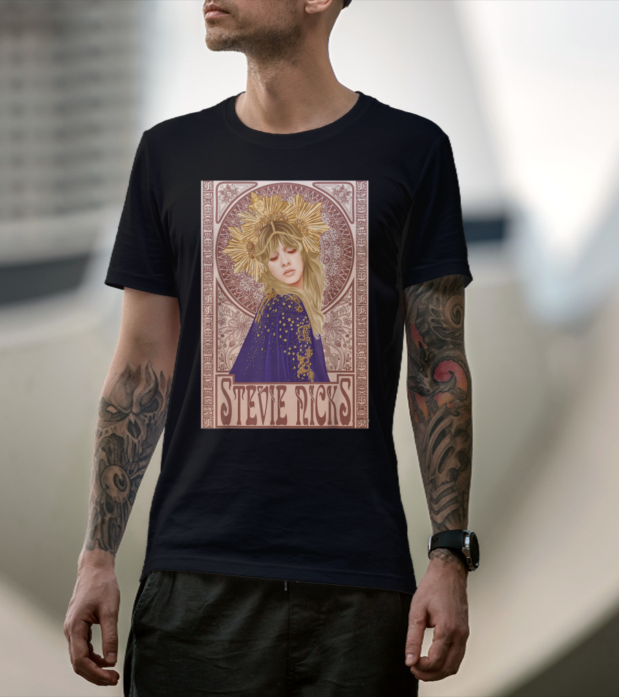 Stevie Nicks Vintage Art Nouveau Style Lady Legend T-Shirt