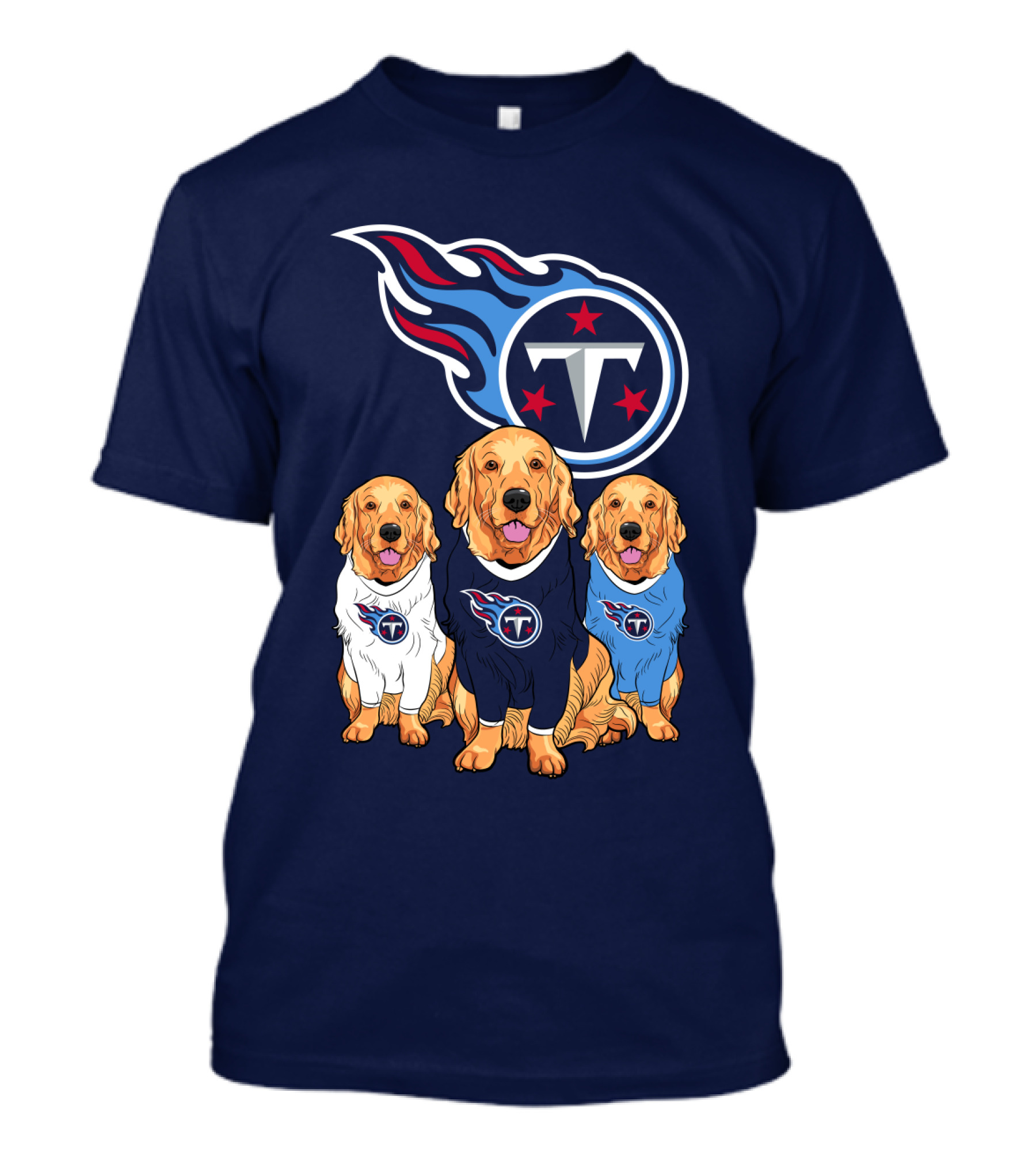 Tennessee Titans Golden Retrievers T-Shirt