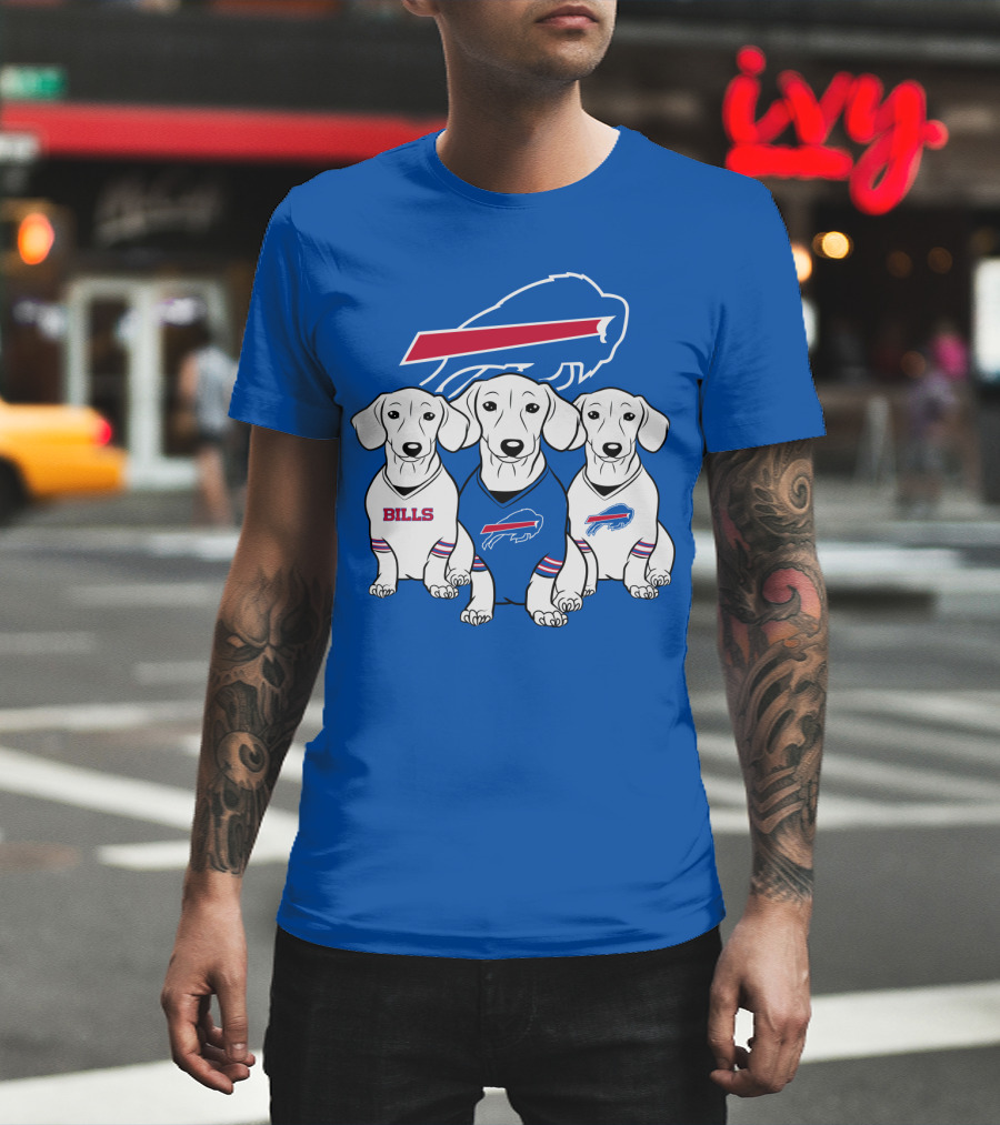 Bills Buffalo Dachshund  T-Shirt