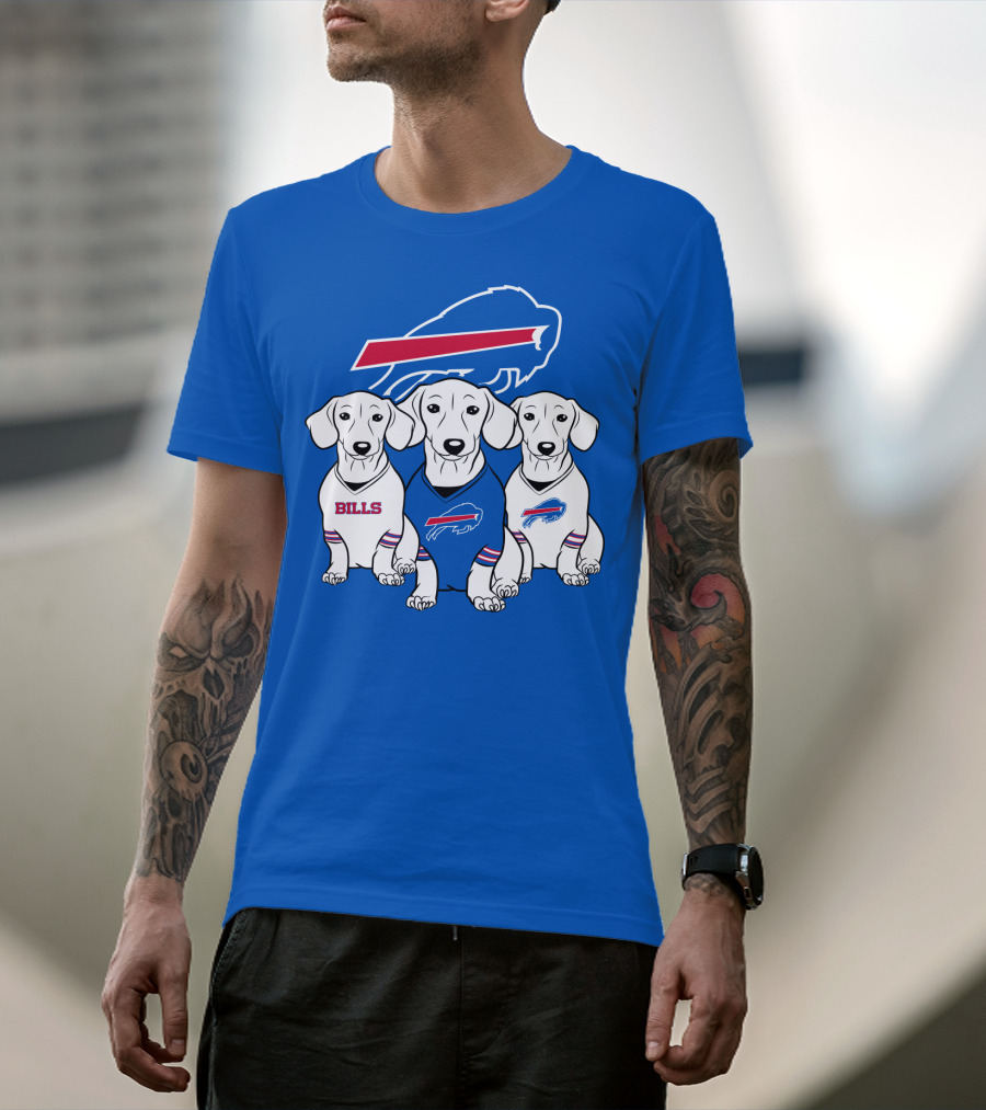 Bills Buffalo Dachshund  T-Shirt