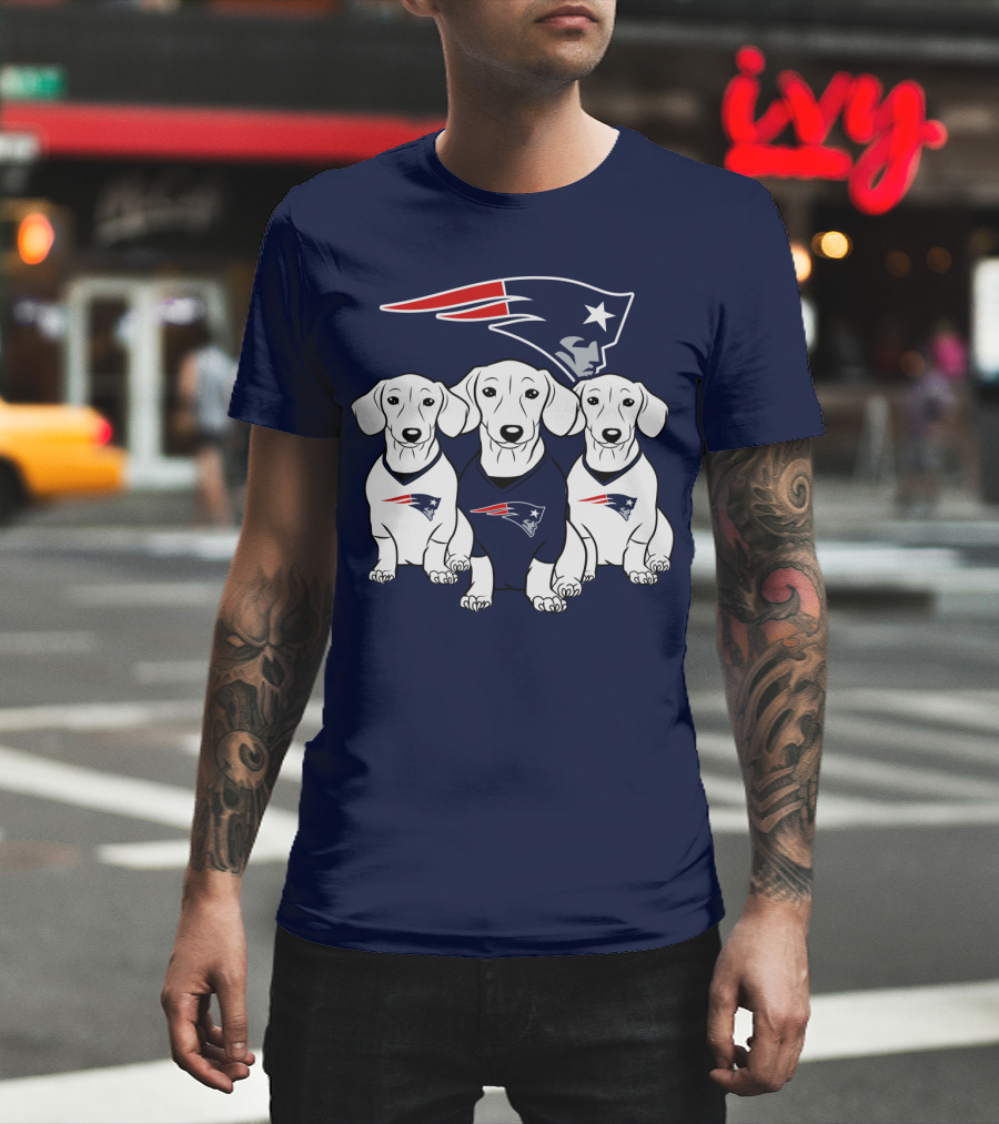 Patriots Dachshund Trio T-Shirt
