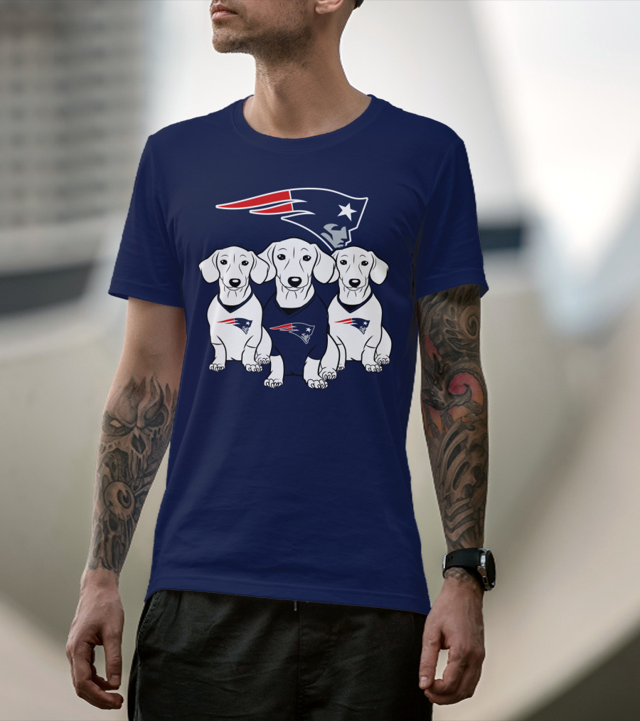 Patriots Dachshund Trio T-Shirt