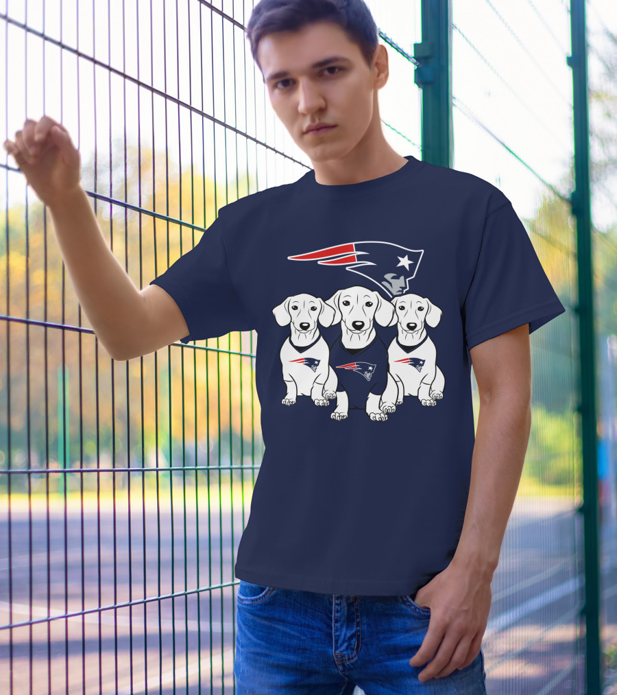 Patriots Dachshund Trio T-Shirt