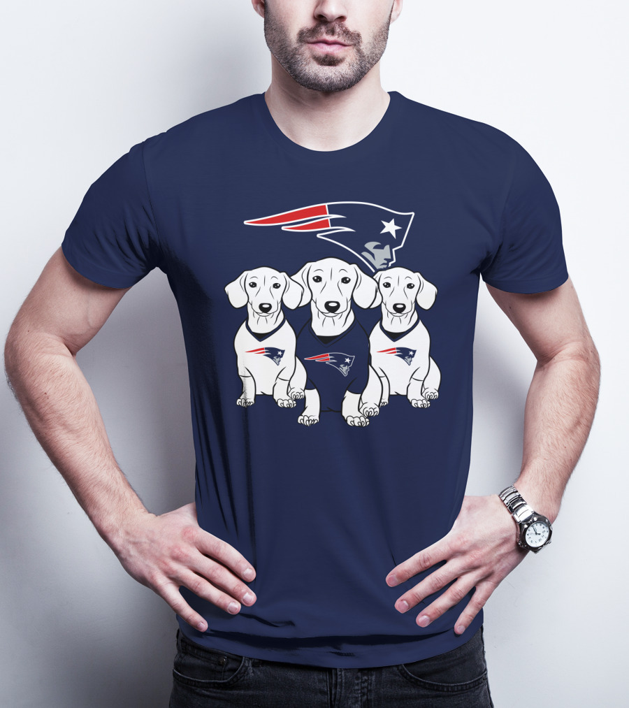 Patriots Dachshund Trio T-Shirt