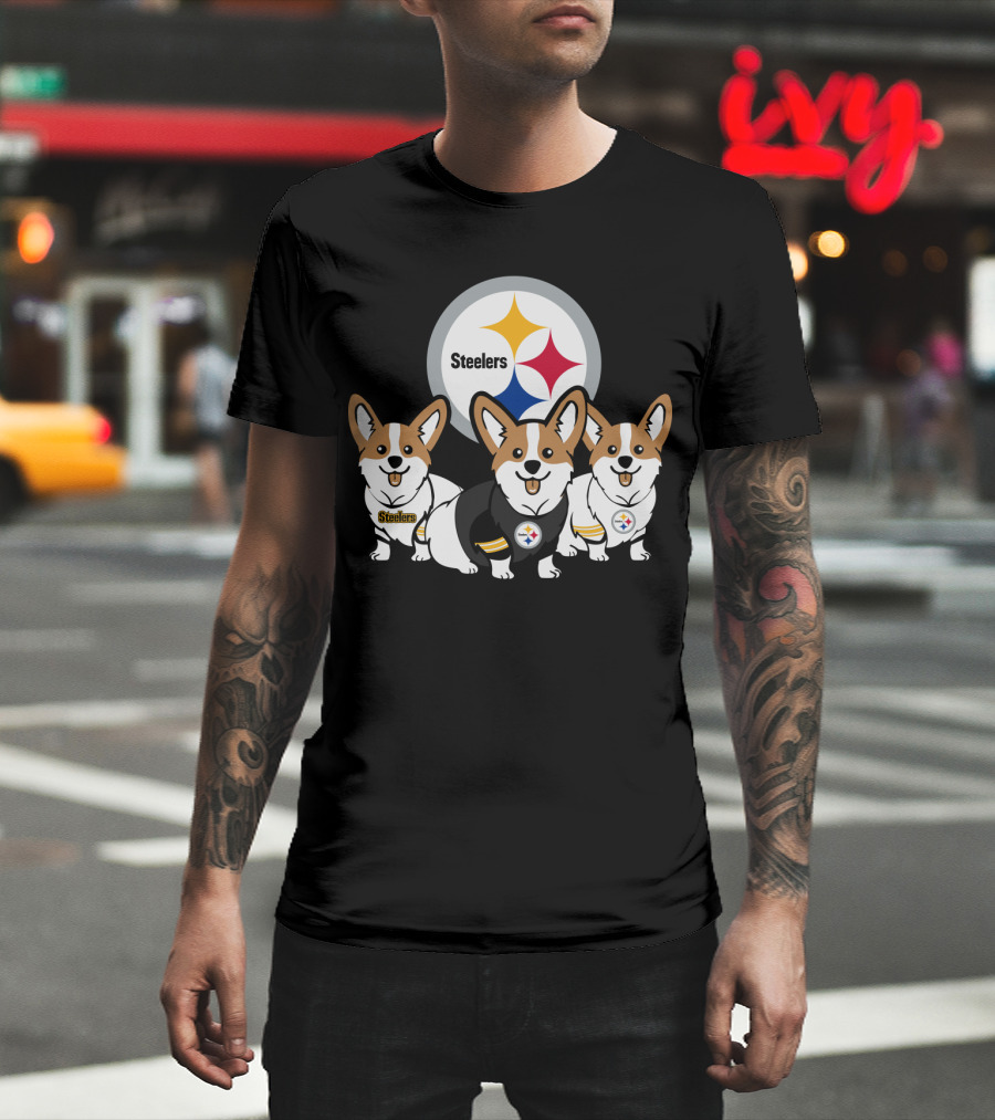 Steelers CorgiTrio T-Shirt