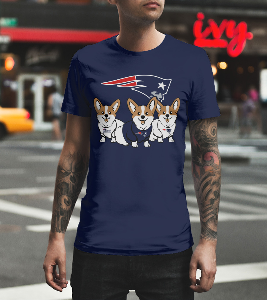 Patriots Corgi T-Shirt