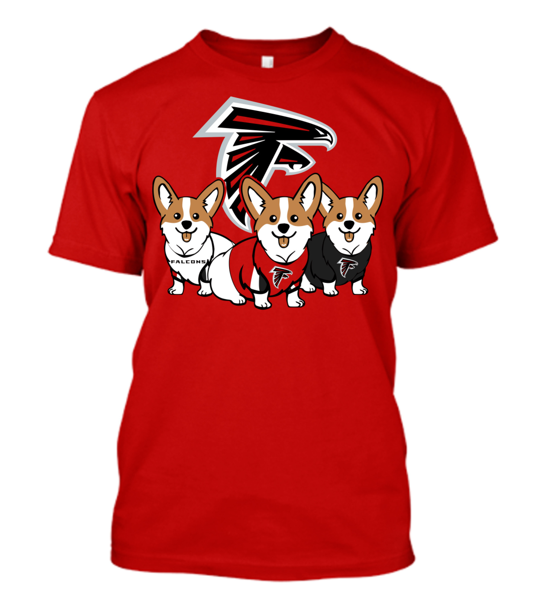 Atlanta Falcons Corgi T-Shirt