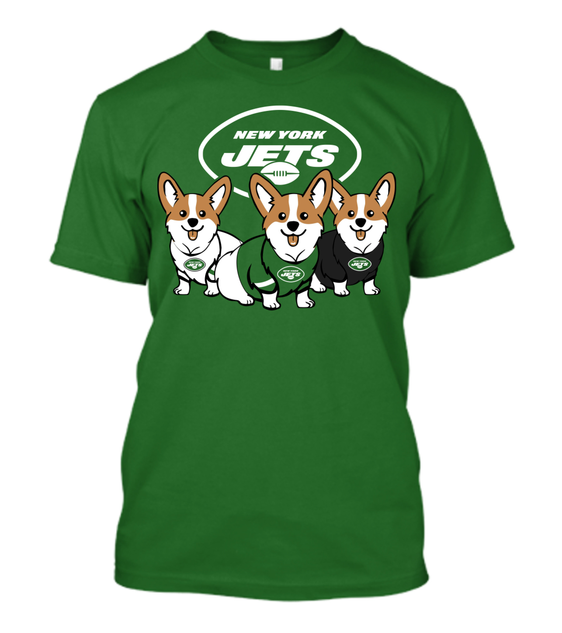 New York Jets Corgi T-Shirt