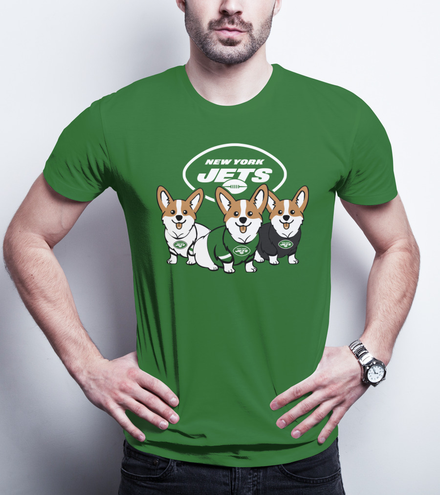 New York Jets Corgi T-Shirt