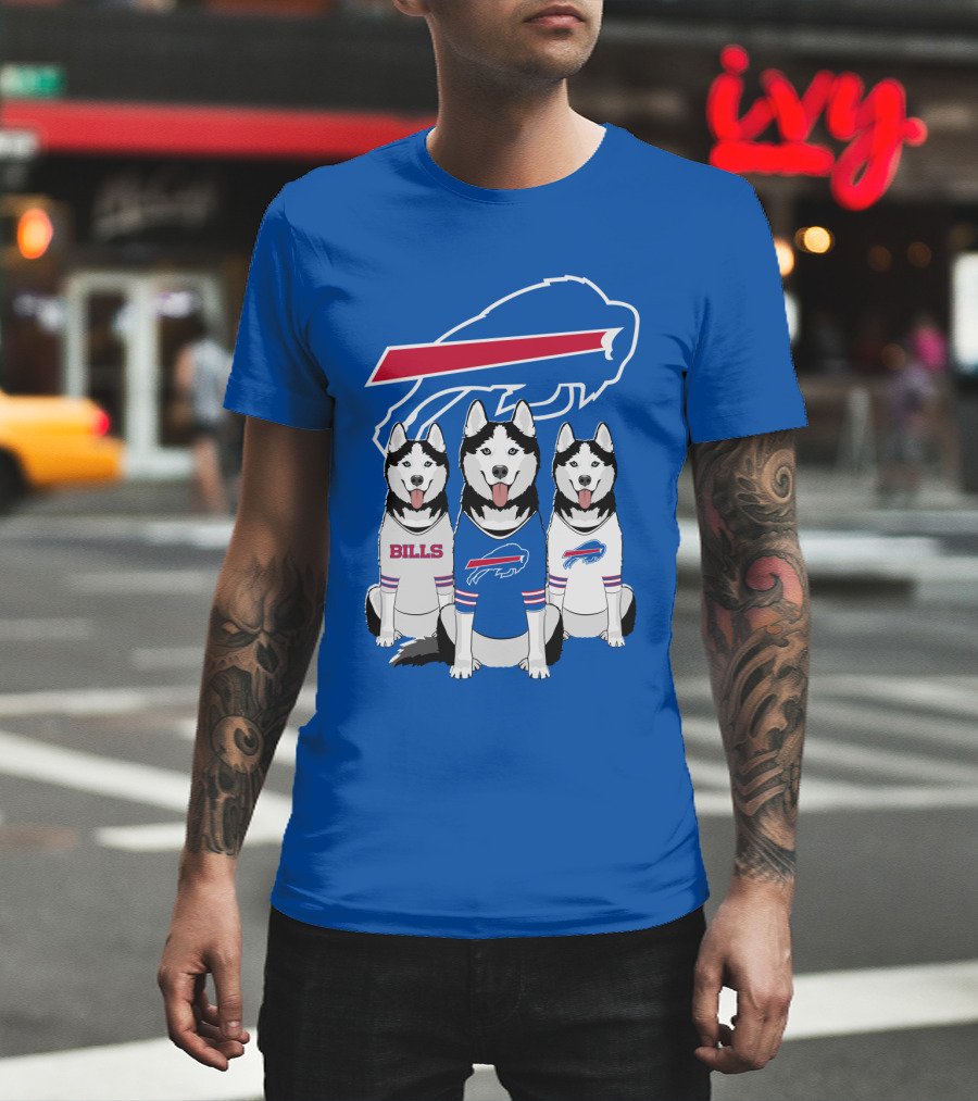 Bills Buffalo Husky Trio T-Shirt