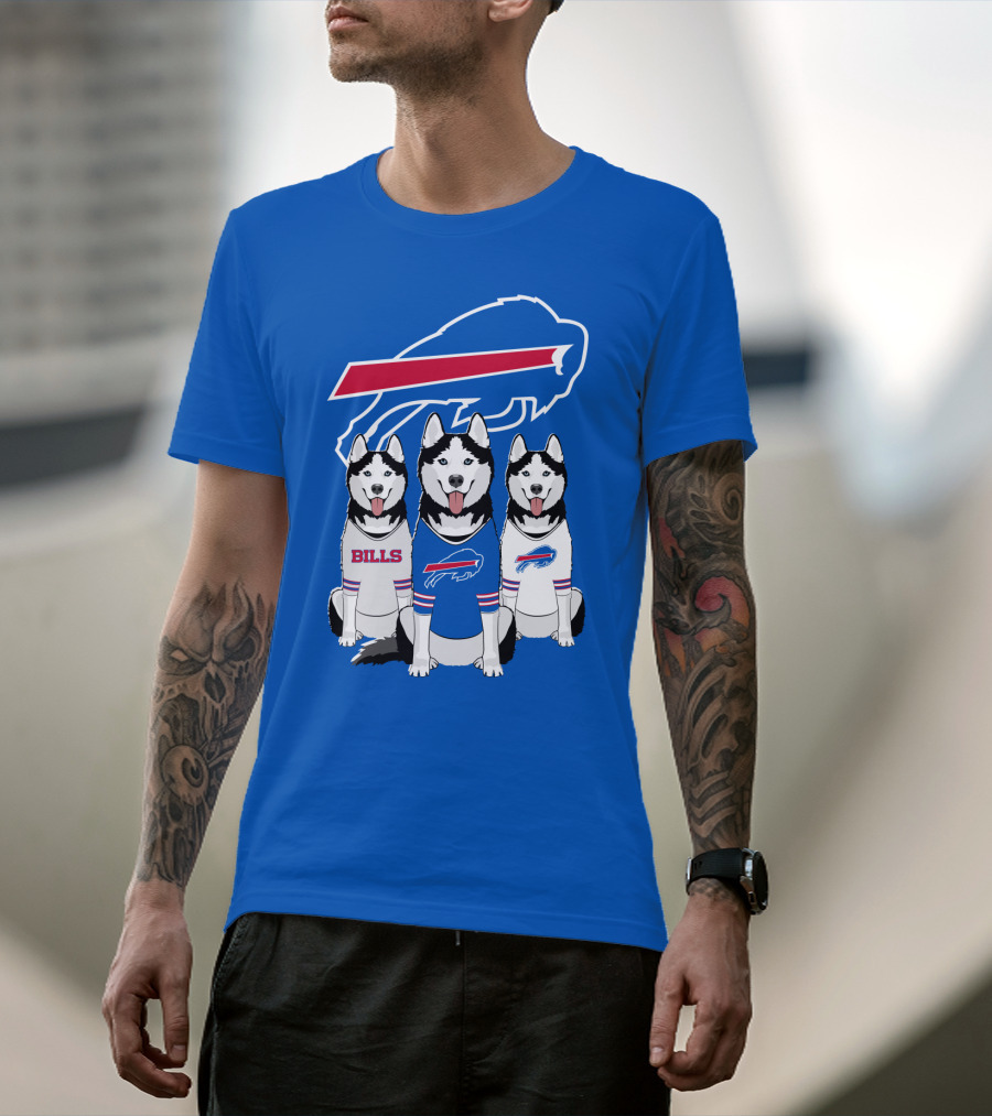 Bills Buffalo Husky Trio T-Shirt