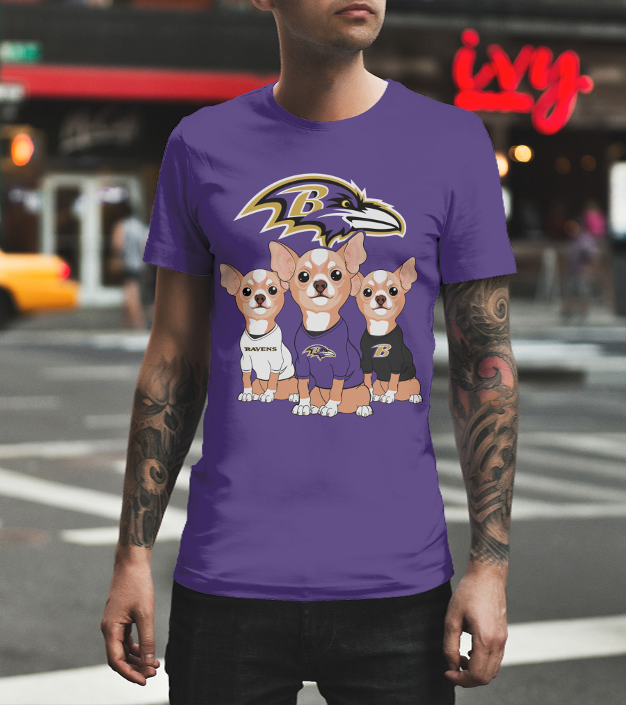 Ravens Chihuahua T-Shirt