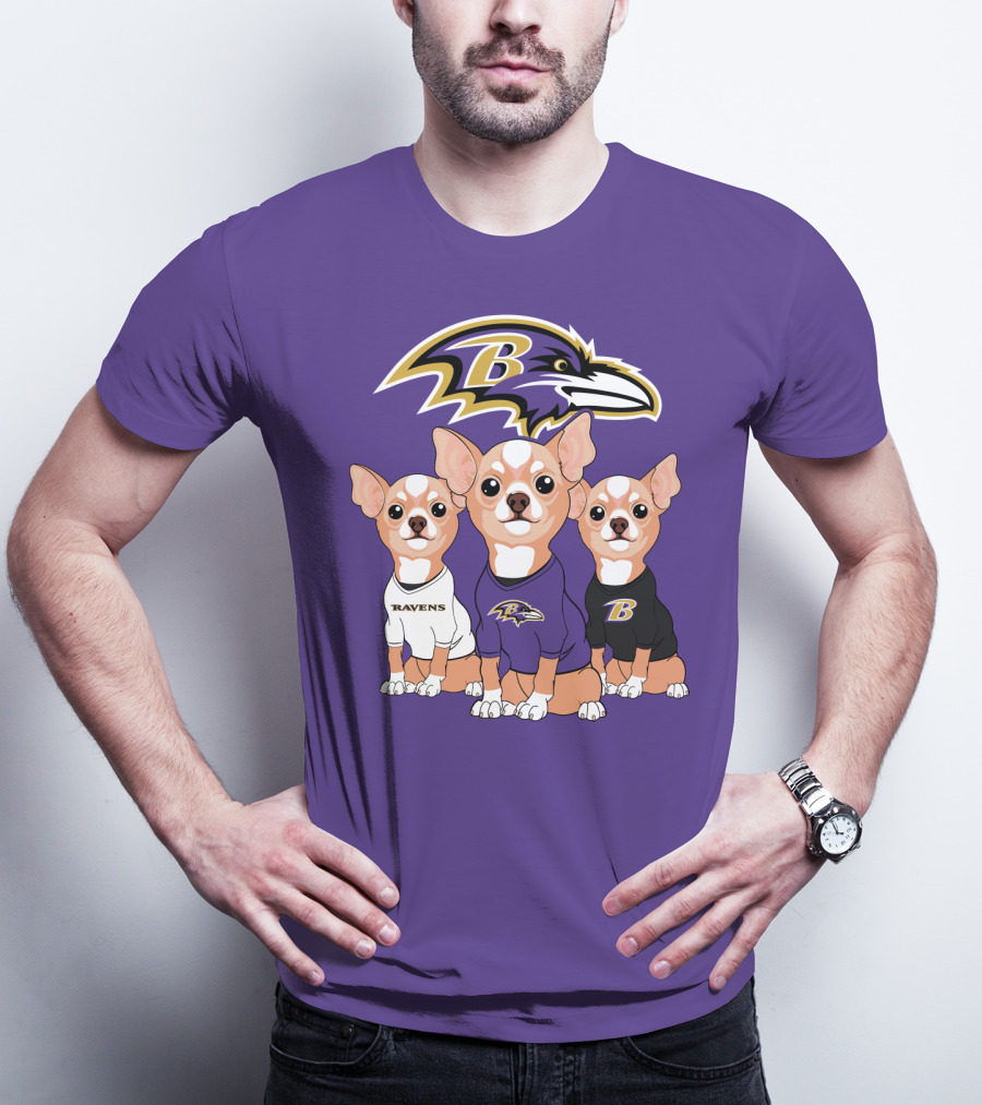 Ravens Chihuahua T-Shirt