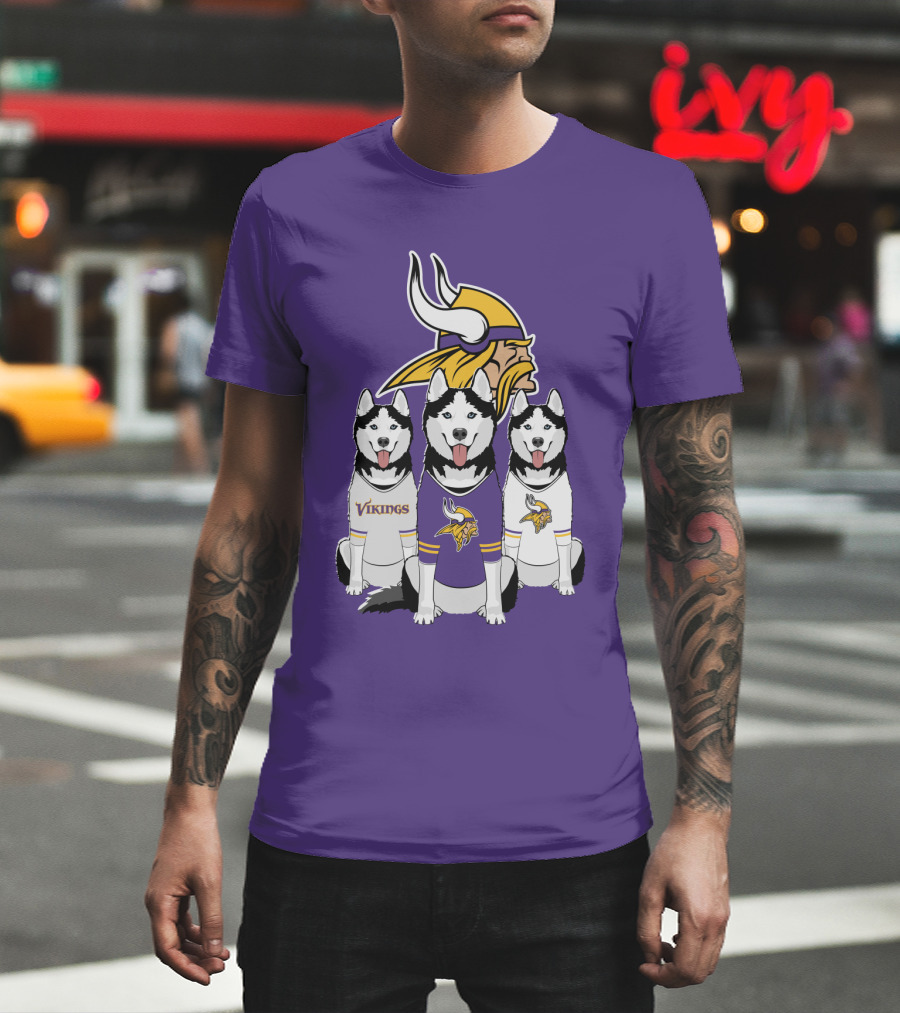 Minnesota Vikings Husky Trio T-Shirt