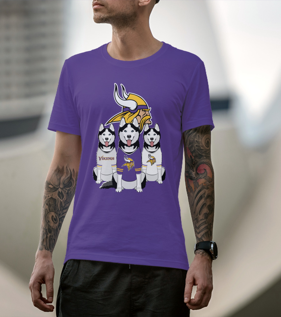 Minnesota Vikings Husky Trio T-Shirt